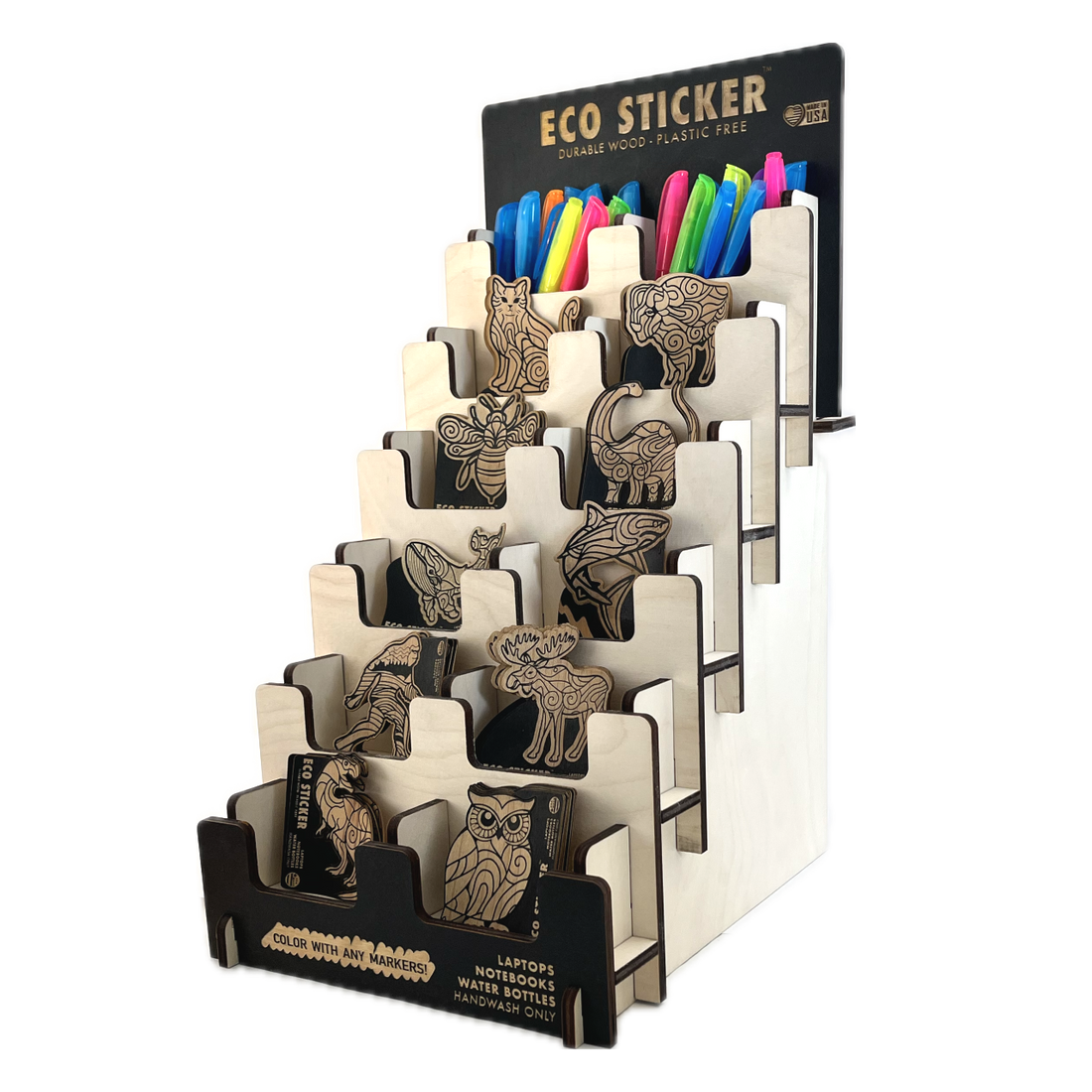 Coloring Eco Sticker Bundle – Zootility Wholesale